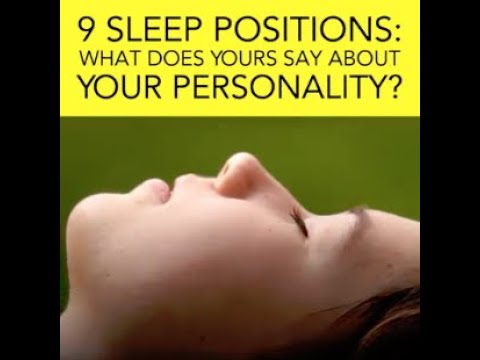 What does your sleep position say about your personality?