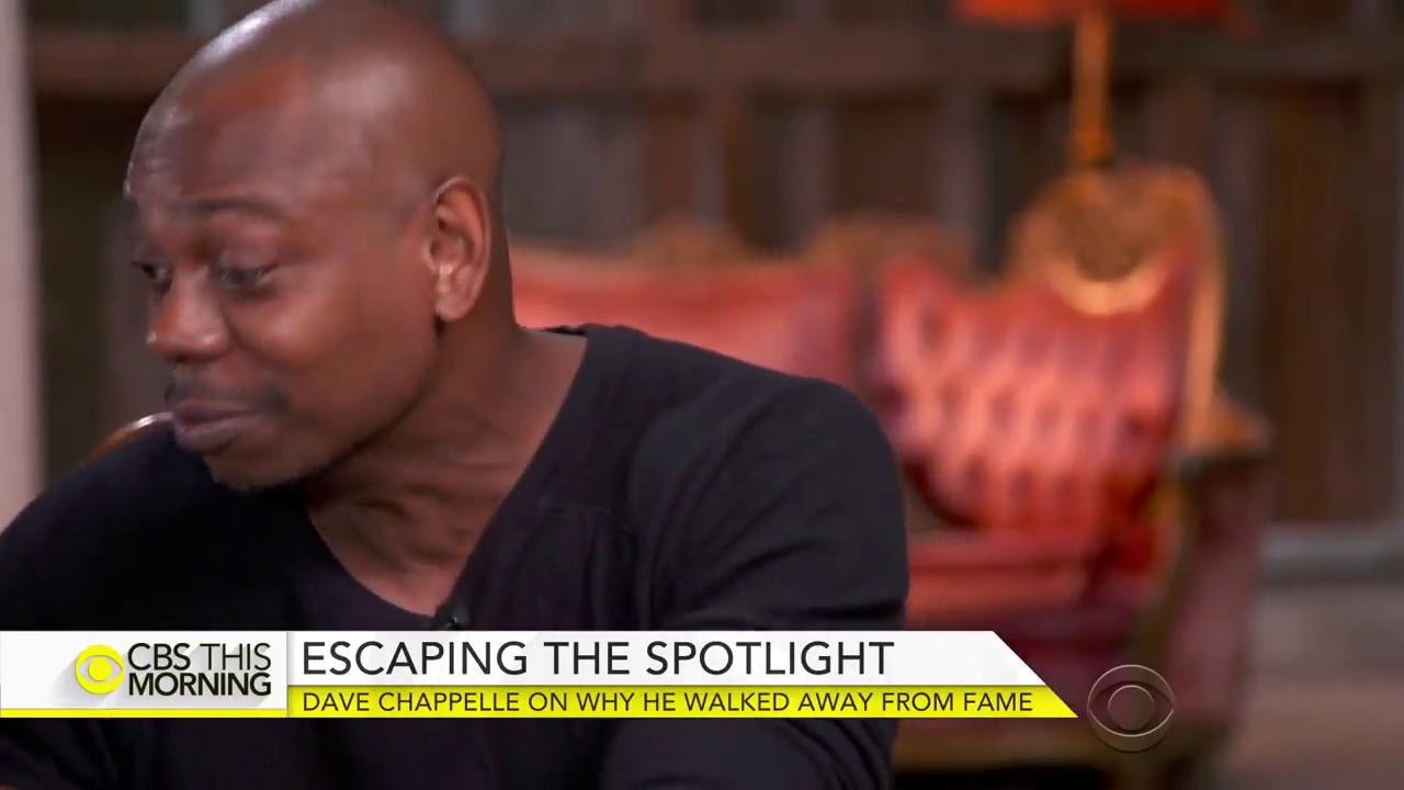 Dave Chappelle explains why fame was no longer worth it for him