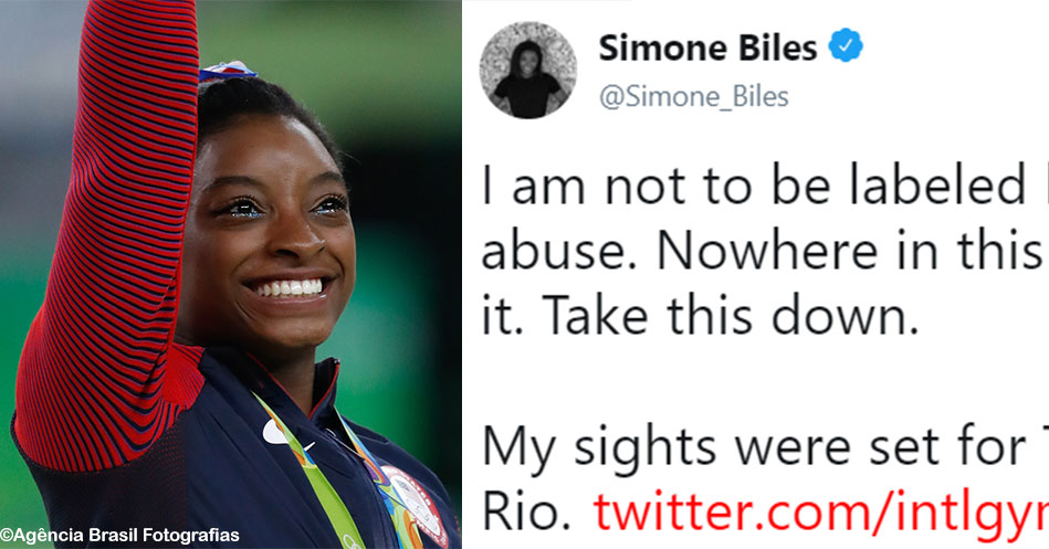 Simone Biles' Tweet Reminds Us That She Is Not Defined by Her Trauma