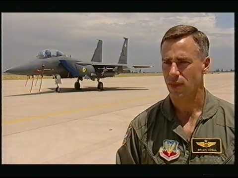 Pilot survived F15 ejection at supersonic speed.