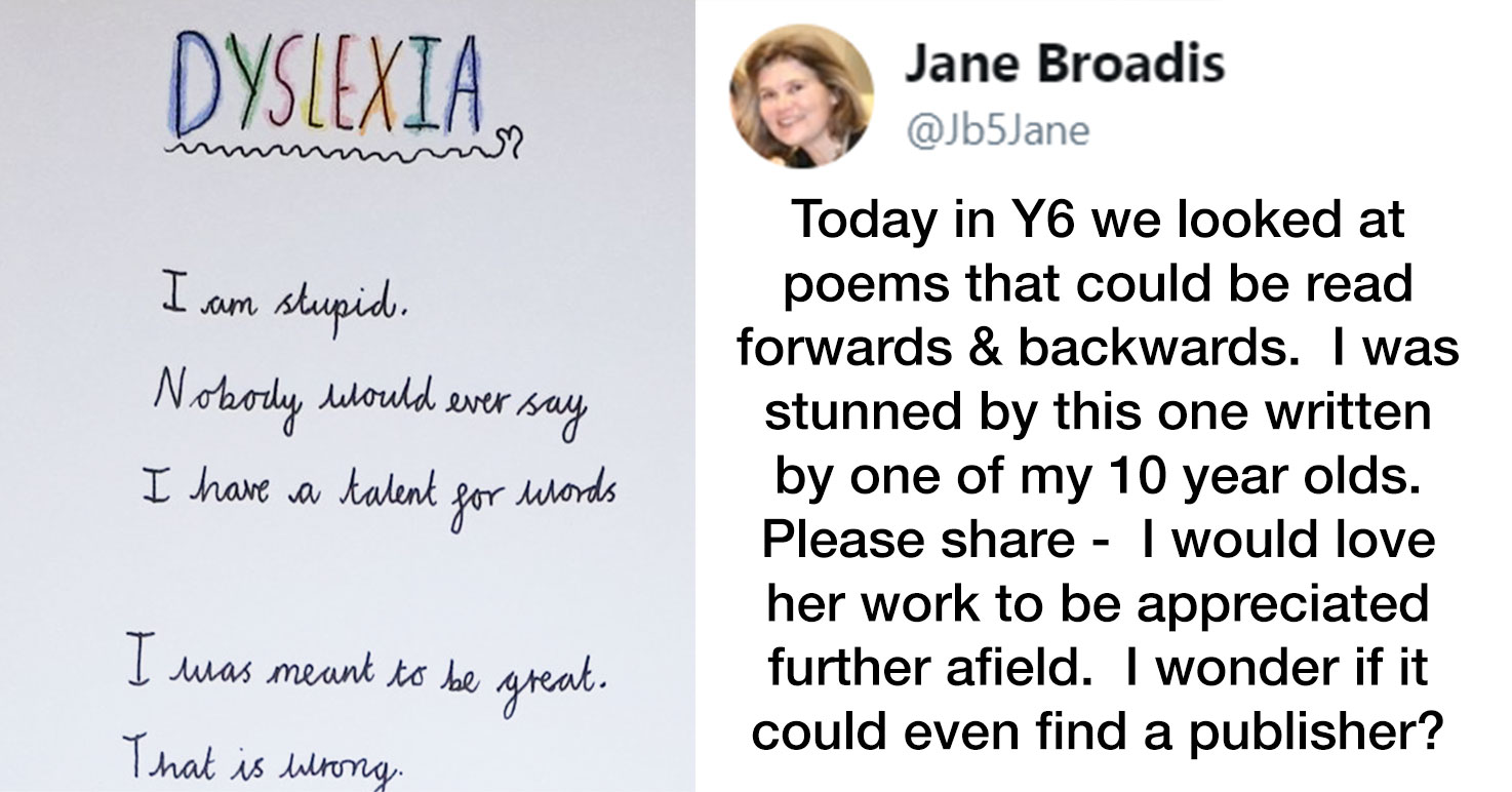 Twitter Can't Get Enough of This 10-Year-Old's Genius Poem About Dyslexia