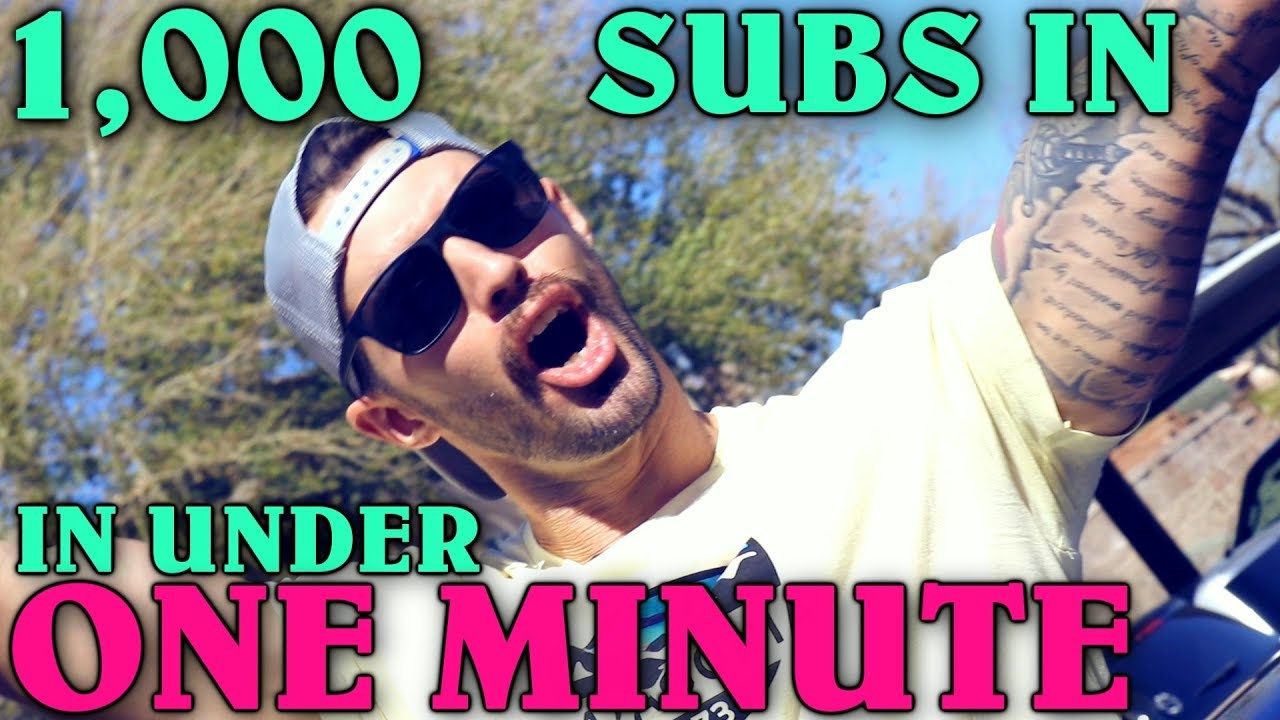 How to get 1,000 subs on YouTube