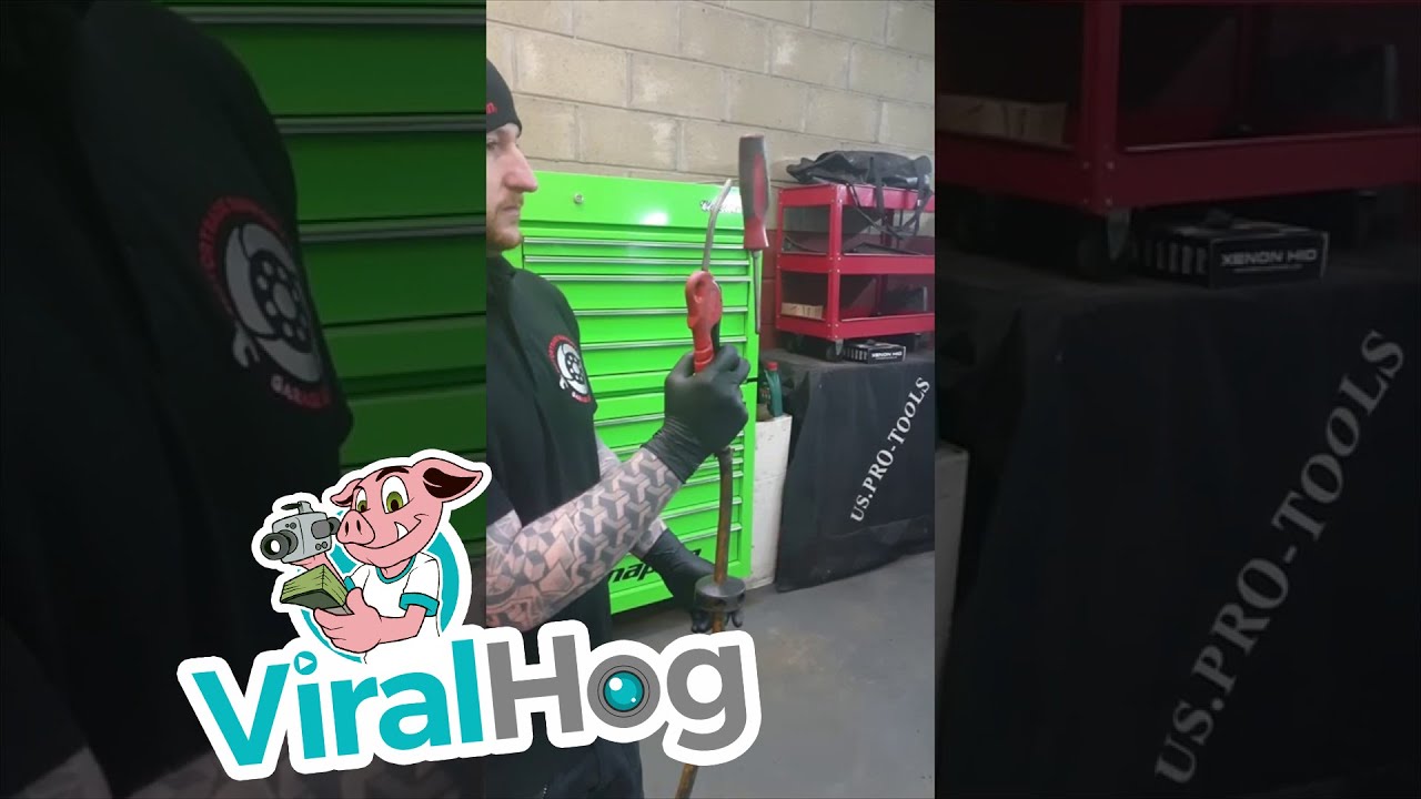 This floating screwdriver trick is equal parts magic and science