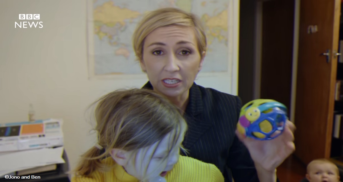 Here's What Happens When a Woman Is Interrupted During a BBC Interview