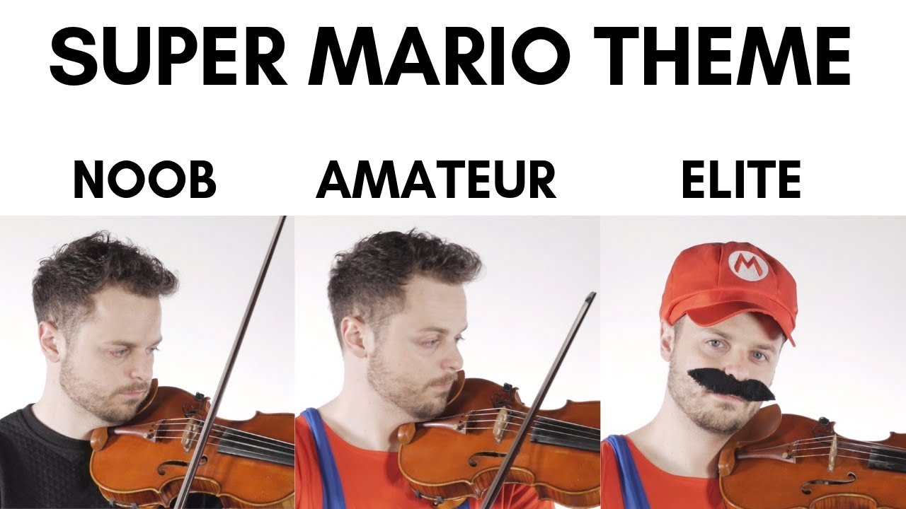 4 levels of Mario music