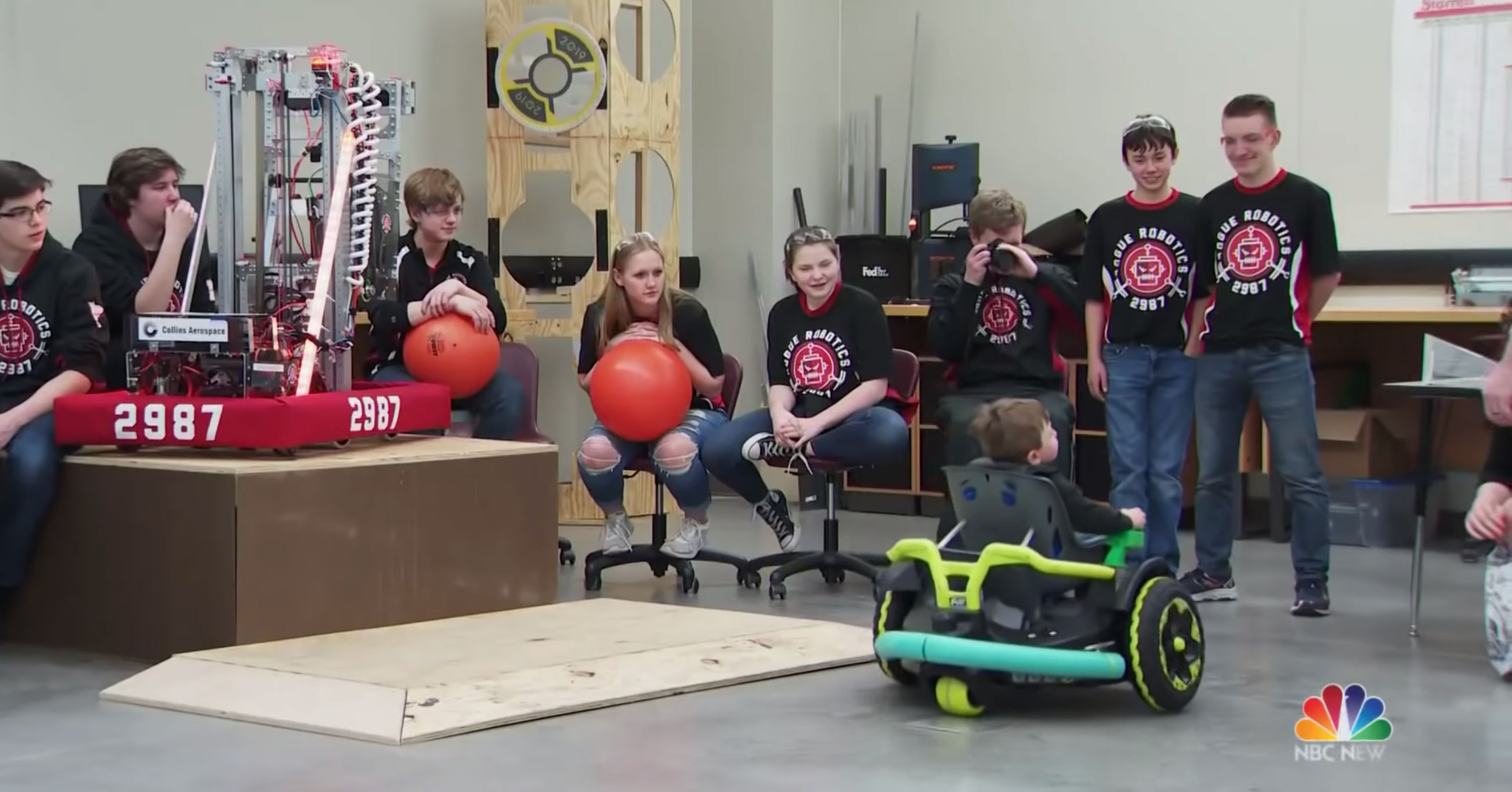 High Schoolers Build Powered Wheelchair for a 2-Year-Old Who Couldn't Walk