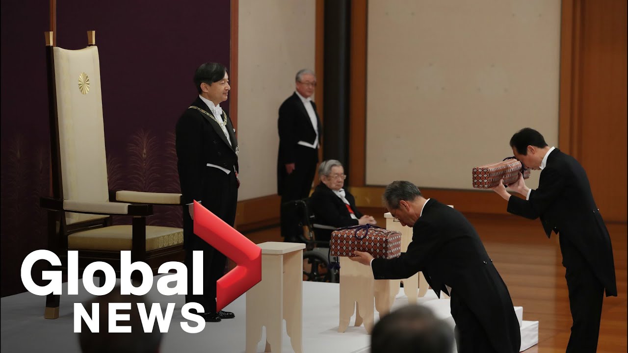 Coronation of Japan's newest emperor