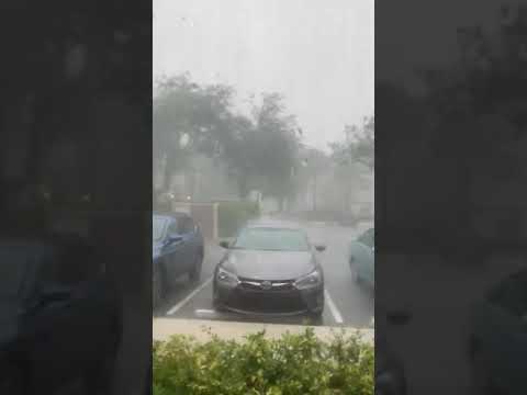 Rare footage of a positive lightning strike