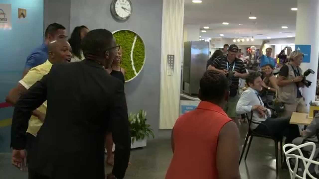 'The Lion King' flash mob that roared into the 2015 Australian Open