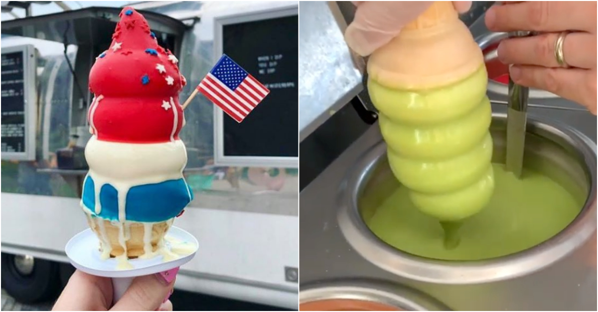 NYC Ice Cream Food Truck Serves up 15 of the Tastiest Dipped Cones