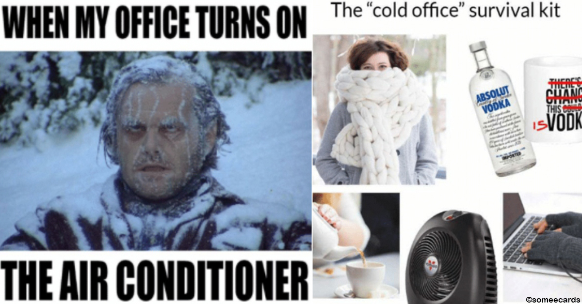15 Memes About Why You're Freezing In Your Office Right Now