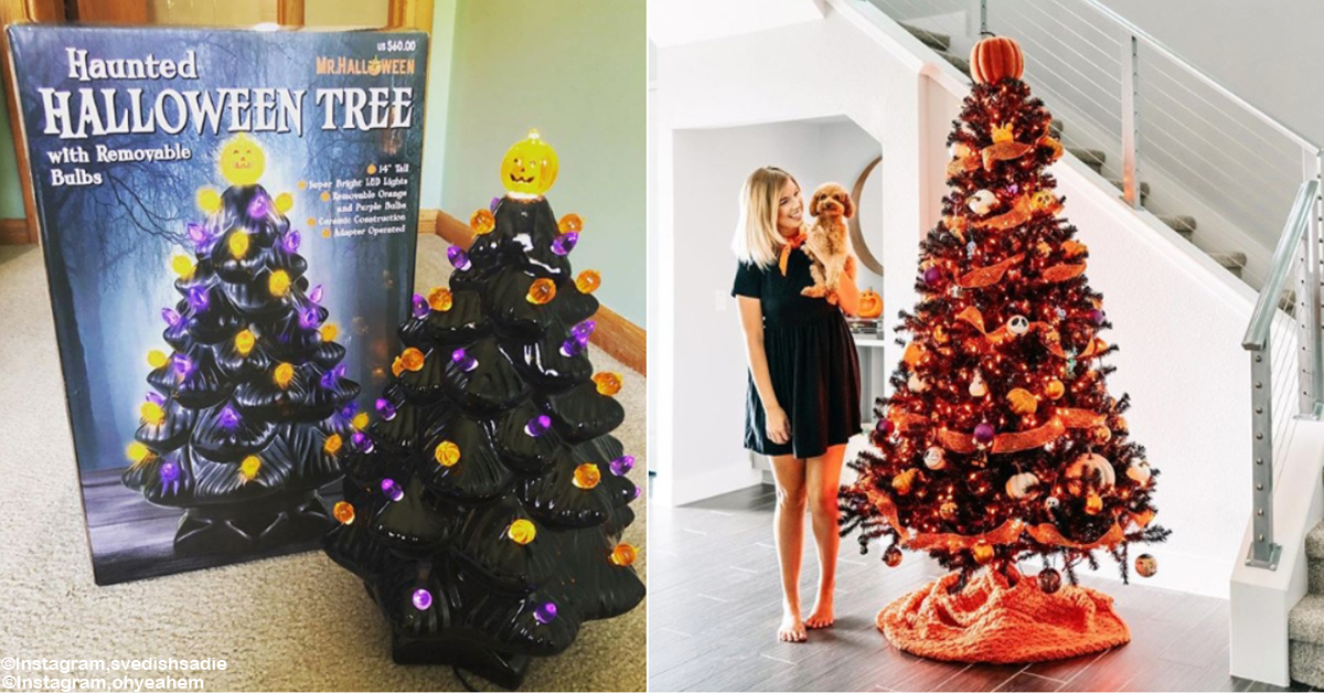 Halloween Trees Are a Popular Decorating Trend and Here are 15 Spooky ...