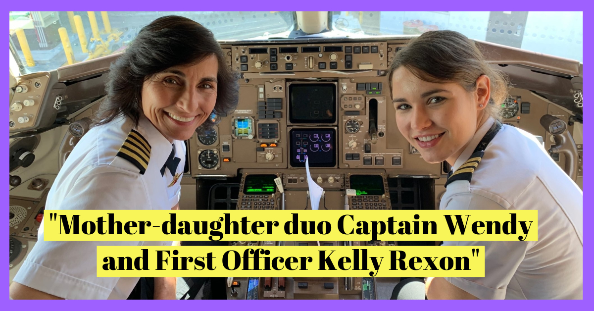 Pilot Team of Mother and Daughter Delights Passengers