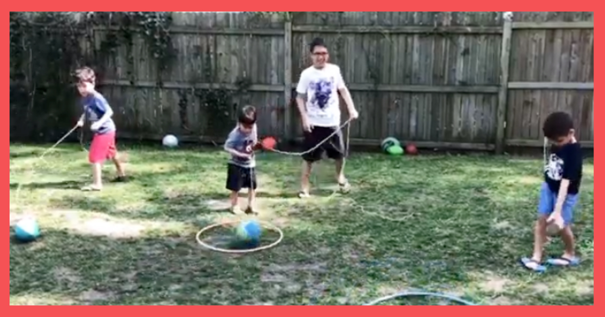 Hula Hoop Lasso Challenge is Great Backyard Fun for Kids