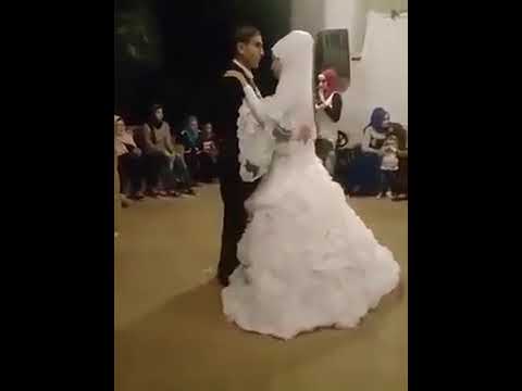 Bride and groom's first dance gets a bit crazy