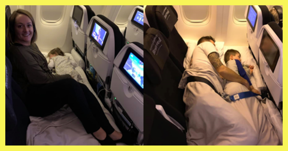 This Australian Mom Shows the Internet How to Turn an Airline Seat Into ...