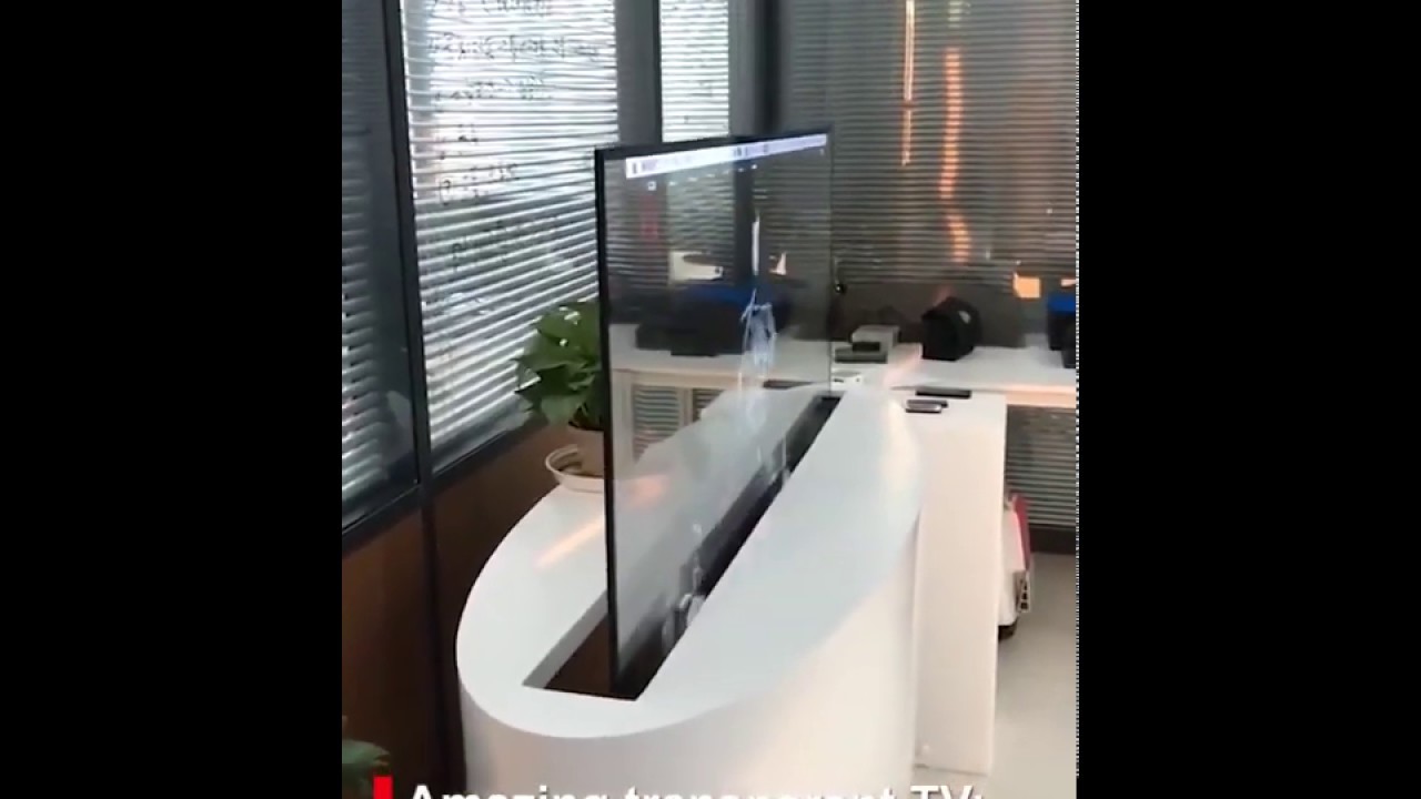 Transparent glass or an HD TV?