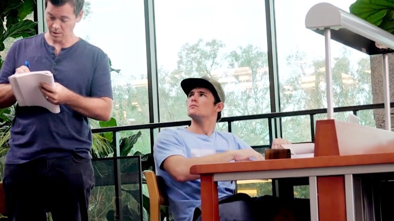 Prankster freaking people out at the library.