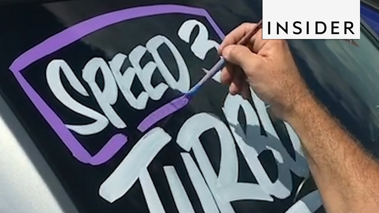The art of windshield calligraphy