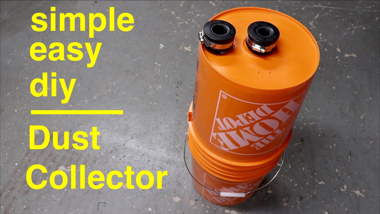 Learn to make simple cyclone dust collector.