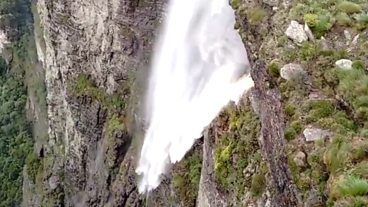 Gorgeous waterfall in reverse.