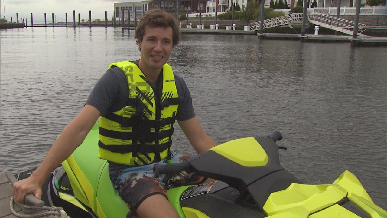 Just jet-skiing to work.