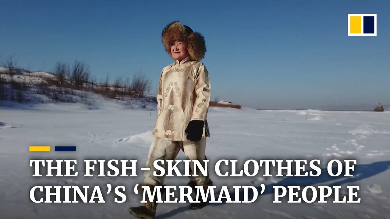 Traditional fish-skin clothing of China’s Hezhen people is going high ...