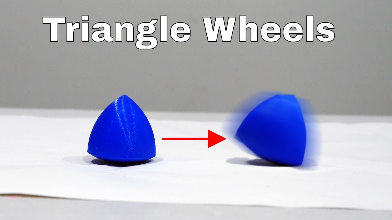 These triangles work like wheels