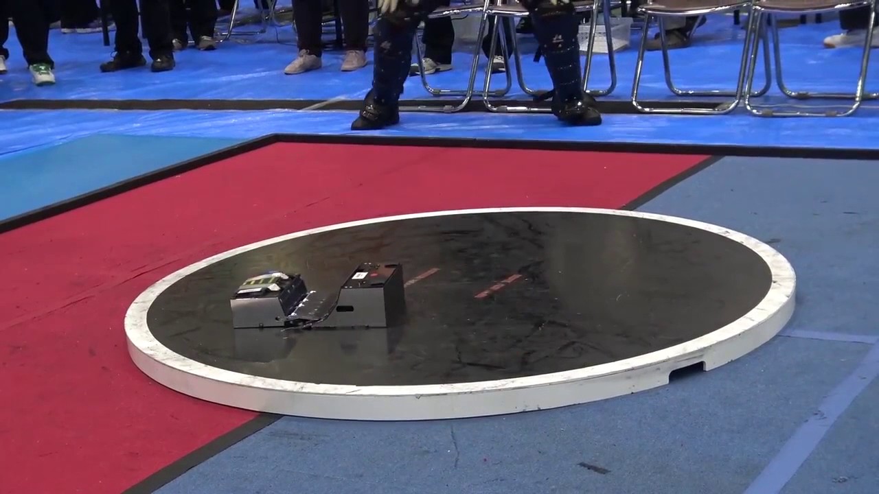 Behold, the speed of Japanese Sumo robots.