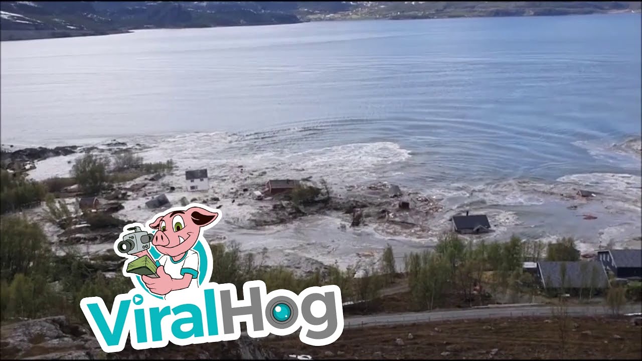 Quick clay landslide in Norway carries entire neighborhood out to sea