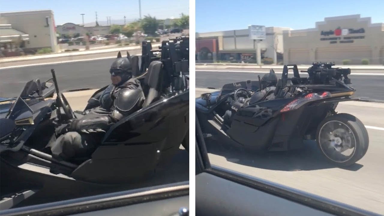 Batmobile sighting in California.