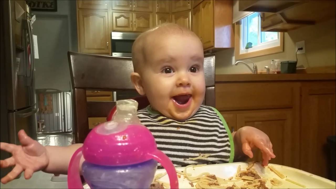 Dad trains his baby to become Dr. Evil