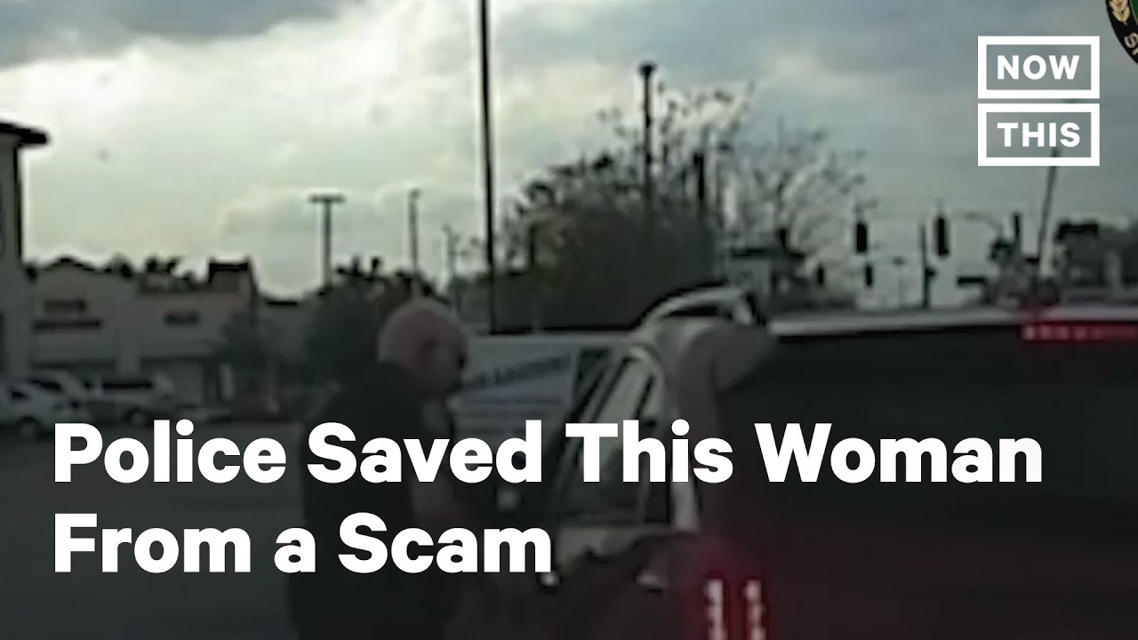 Cop Pulls Over Speeder Saves Her From Scam