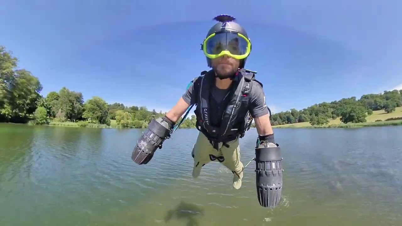 Checking in on jetpack suit test flight