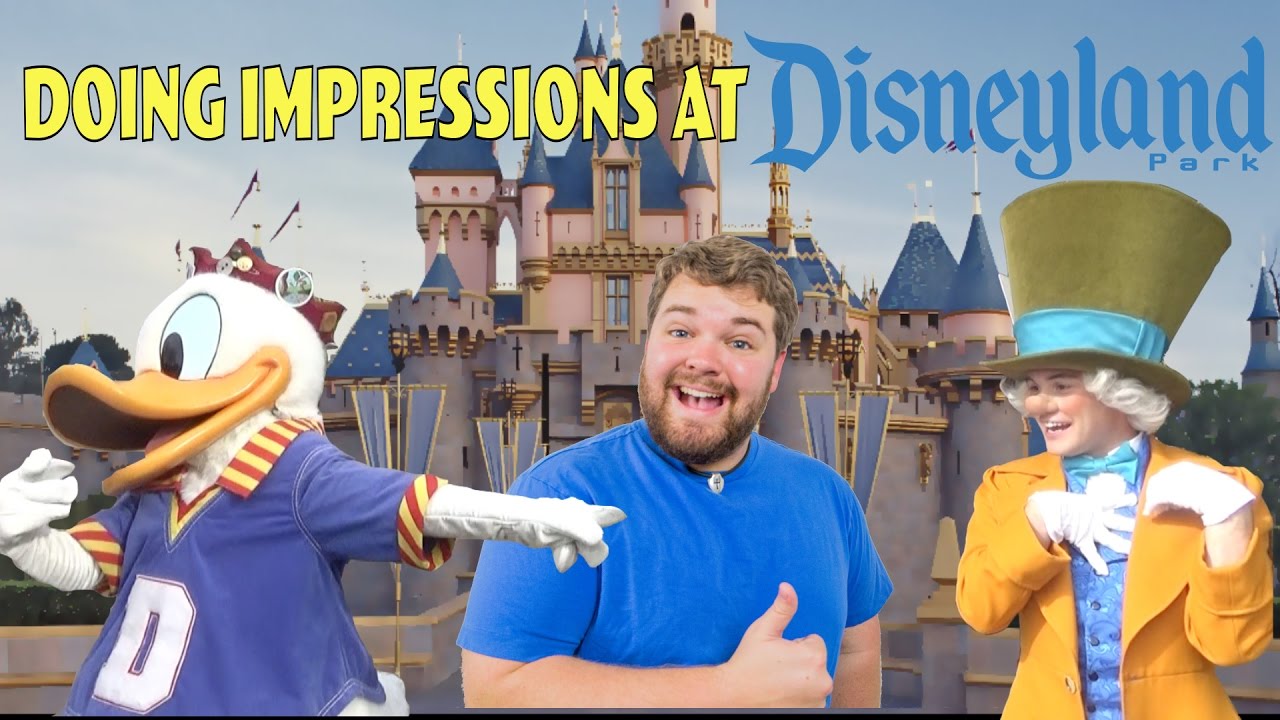 Disney characters react to impressions of Disney characters.