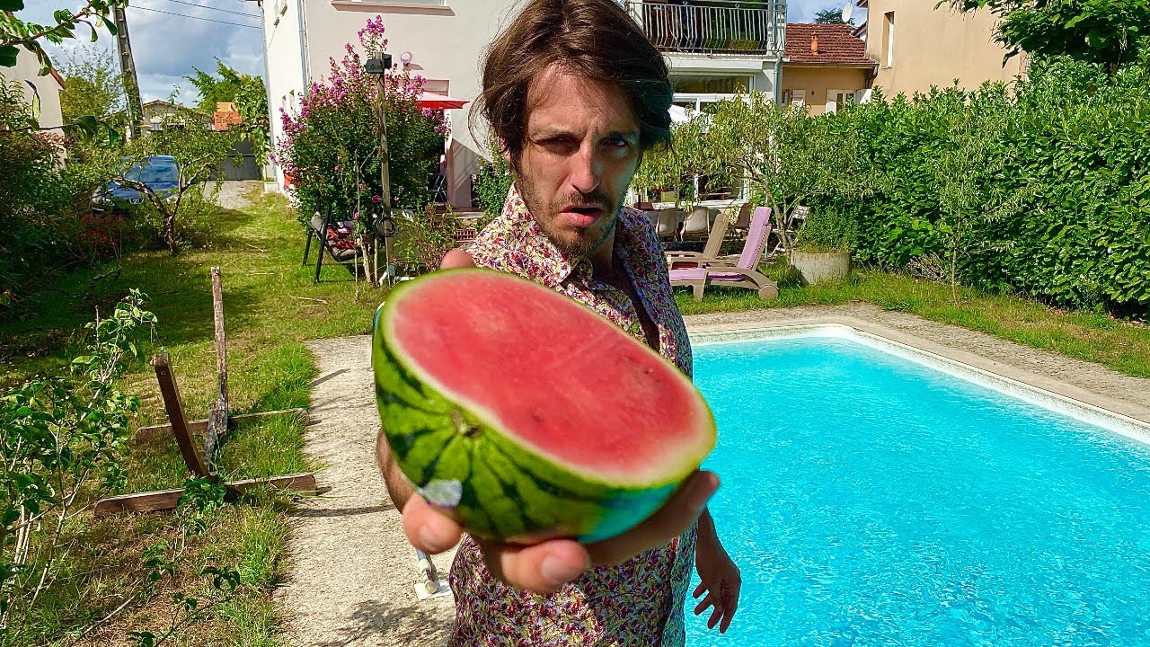 Watermelon keyboard featured in one seriously trippy music video