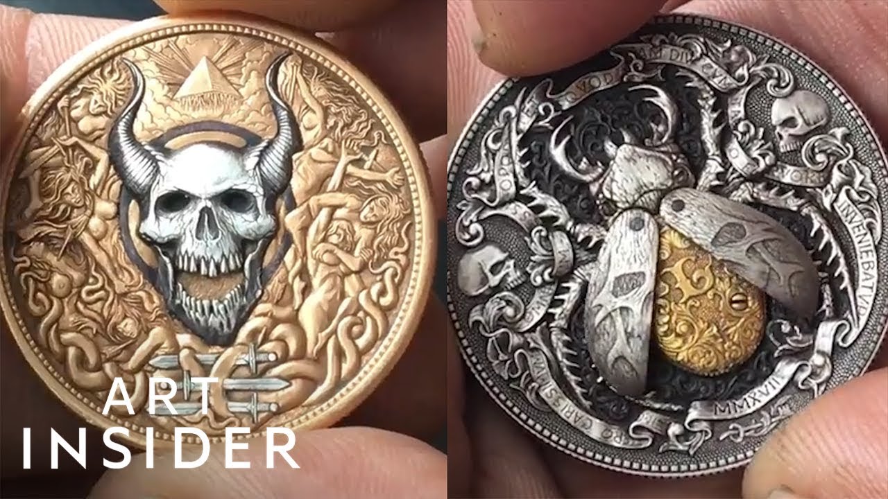 Coins with hidden booby traps and secret levers.