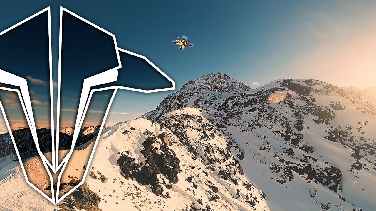 Drone speeding down mountain gives us vertigo.