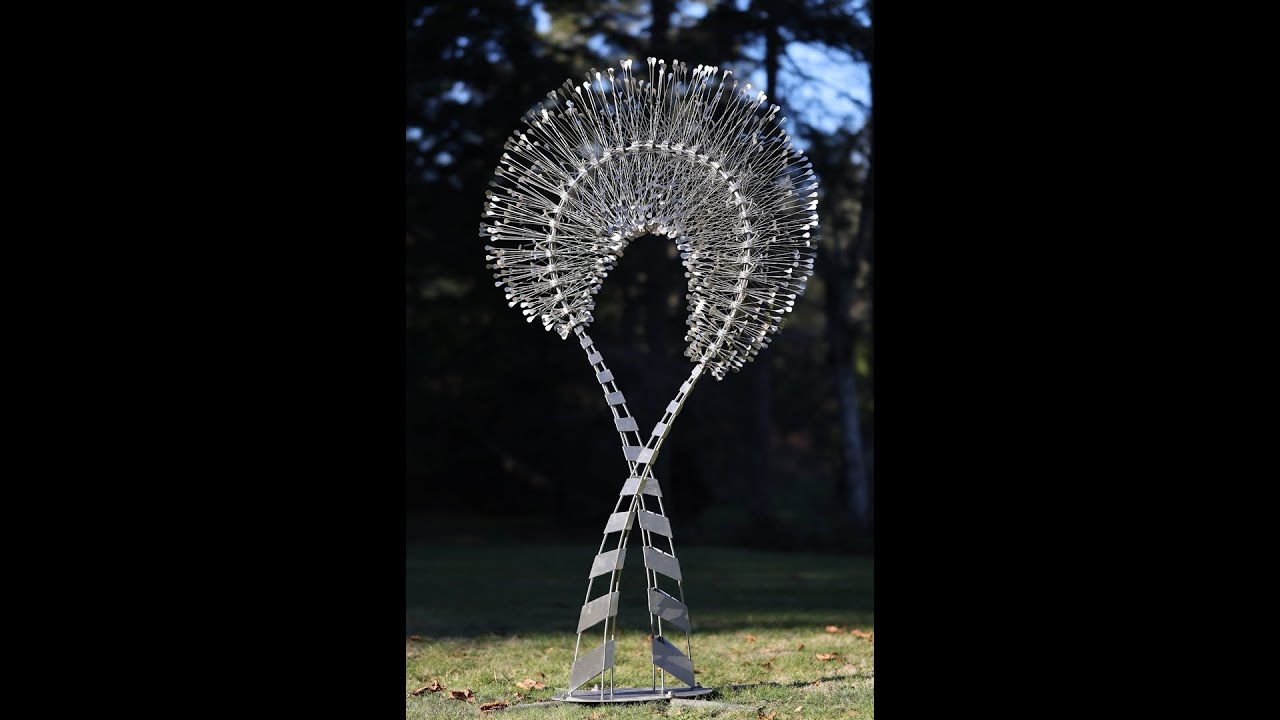 Stunning footage of an artist creating a kinetic sculpture