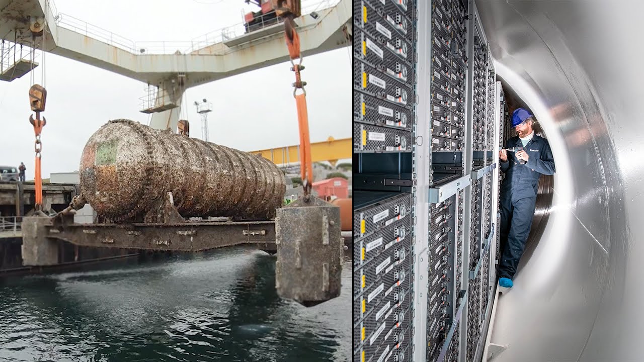 Microsoft's servers on the ocean floor.