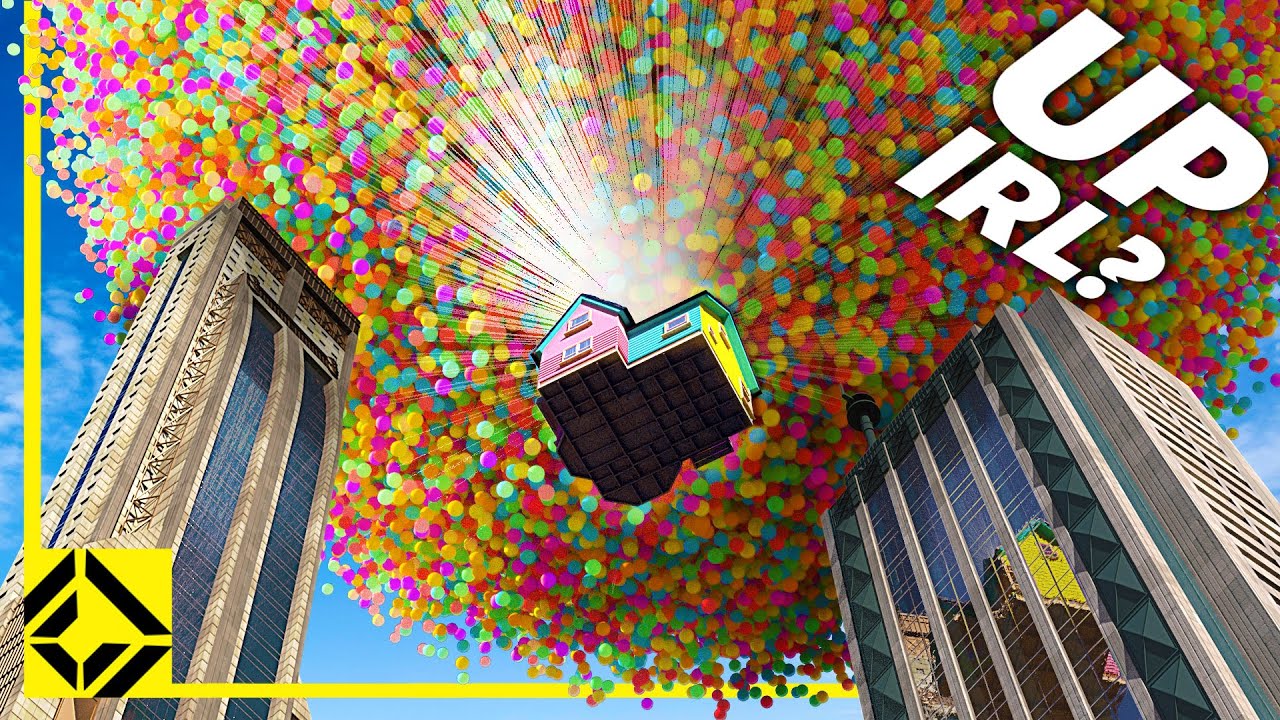 Artist simulates PIXAR's 'Up' with real physics