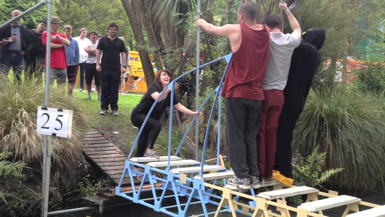 Compelling bridge building competition.