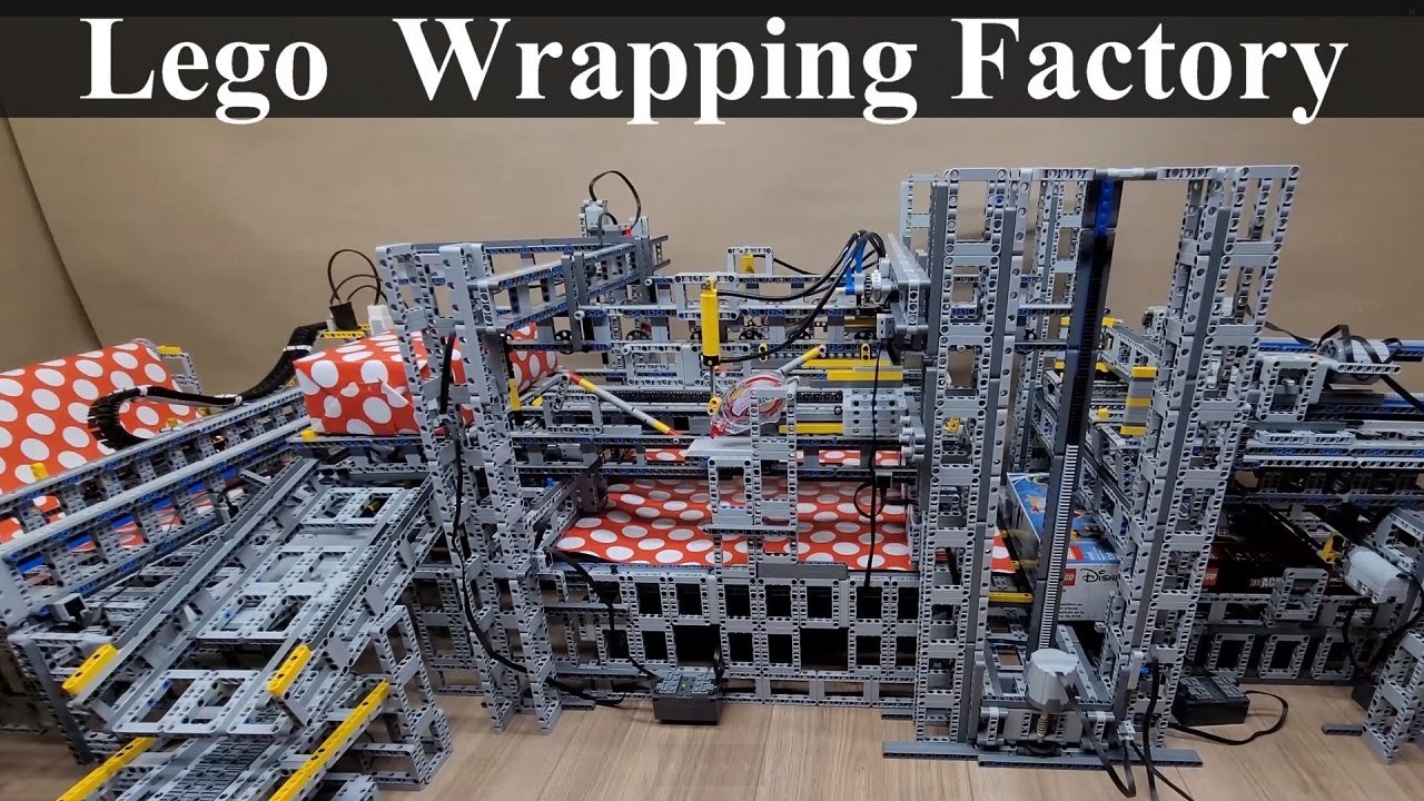 LEGO factory built to wrap gifts.