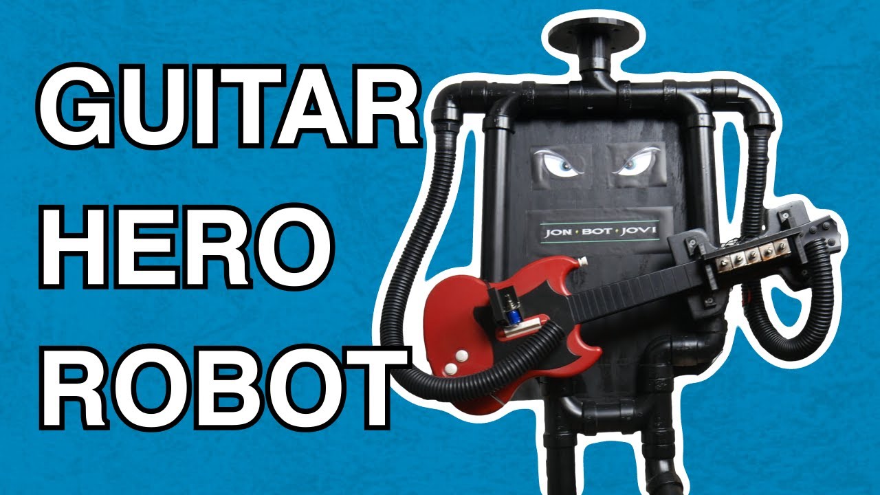 Jon Bot Jovi, the Guitar Hero robot, really shreds
