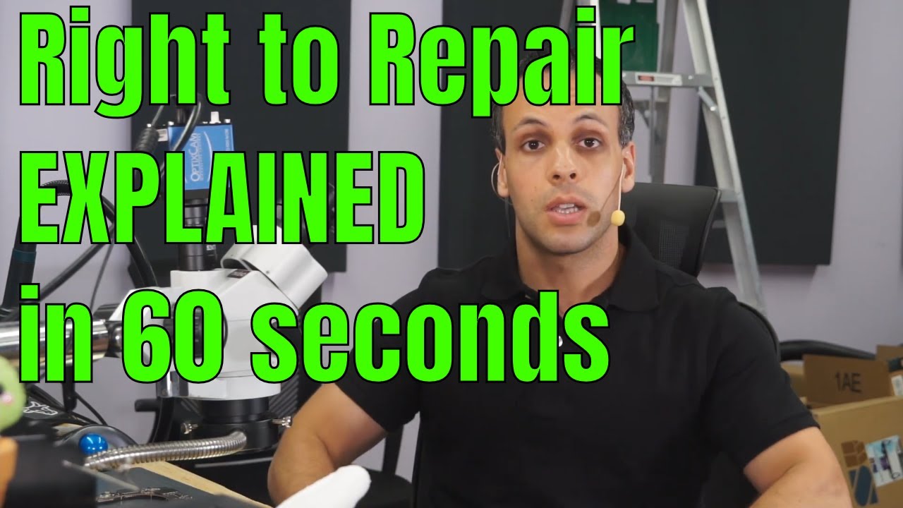 What "right to repair" means in under a minute