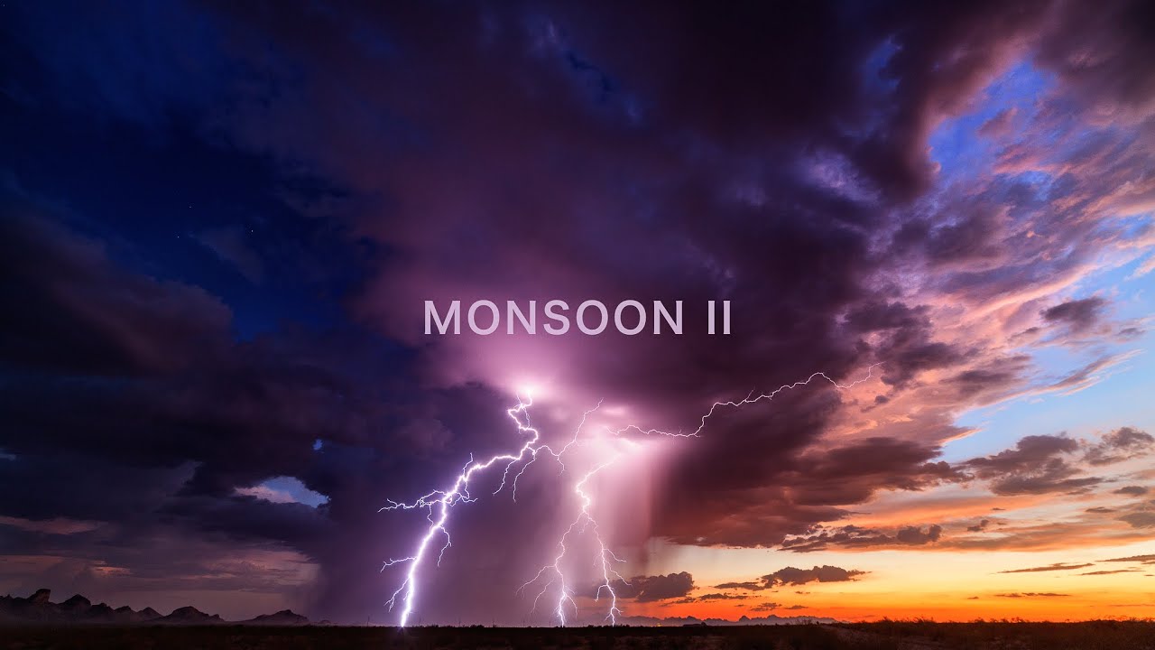 Incredible 4K storm timelapses, 48 days in Arizona