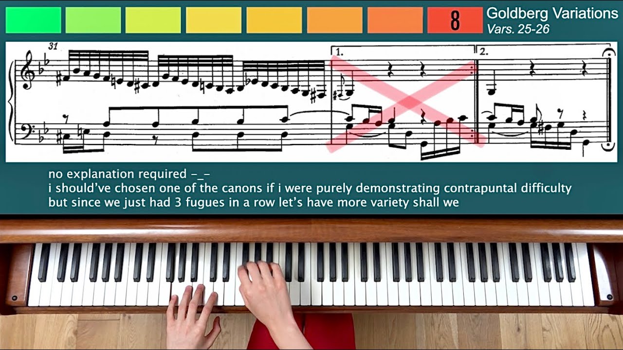 Eight levels of Bach.