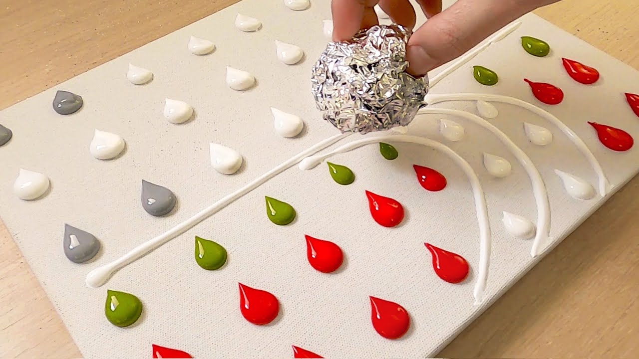 Fun way to create a whimsical painting.