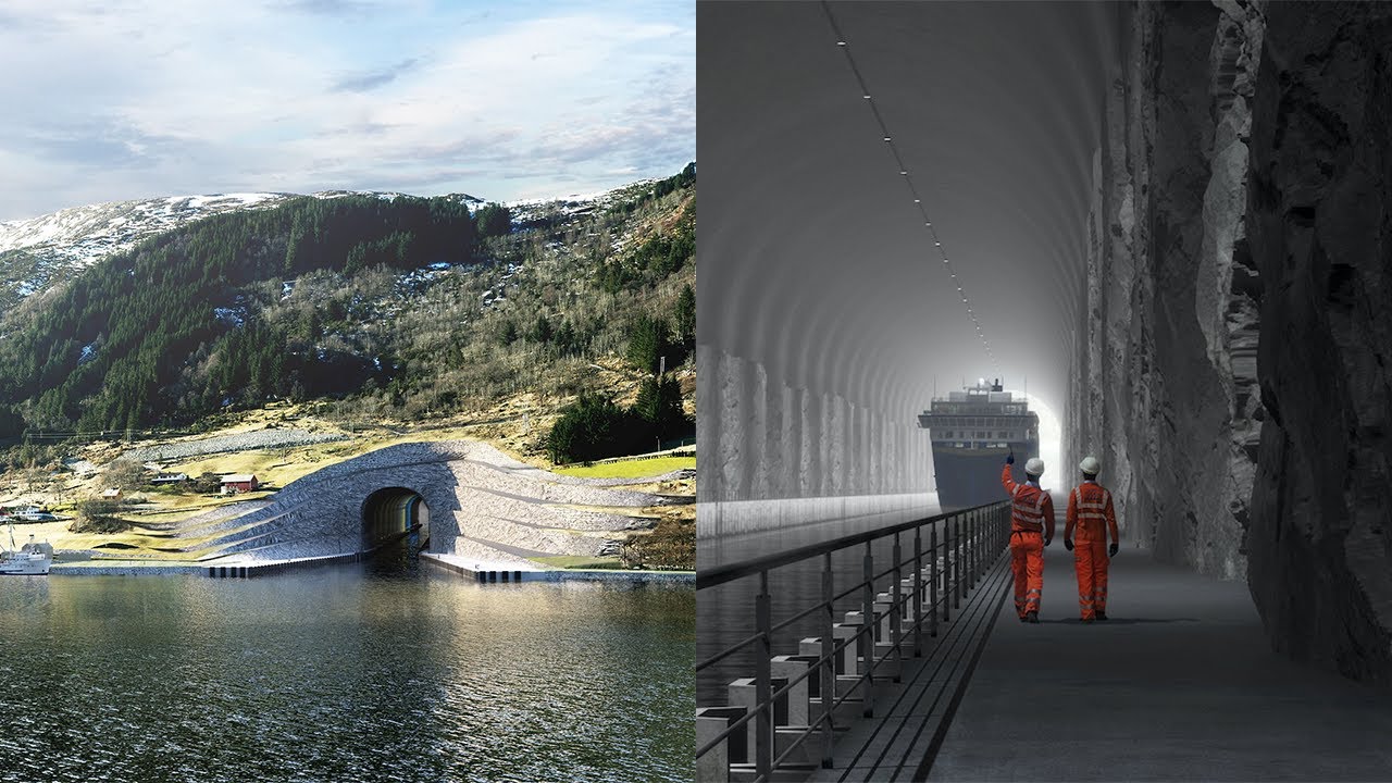 Norway's plan to build the world's first cruise ship tunnel.