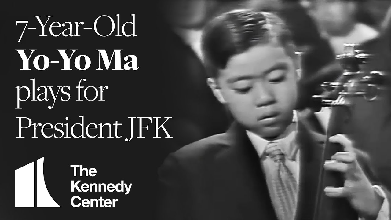 Watch 7-year-old Yo-Yo Ma’s debut performance for President JFK.